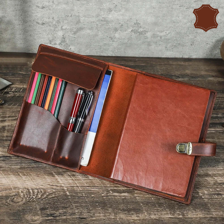 Skórzane notatniki, notes w skórzanej oprawie, szkicownik