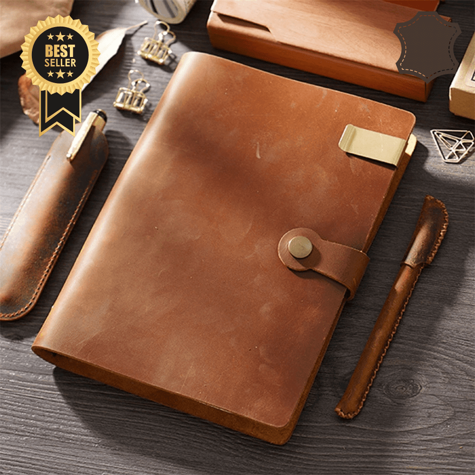 Skórzane notatniki, notes w skórzanej oprawie, szkicownik